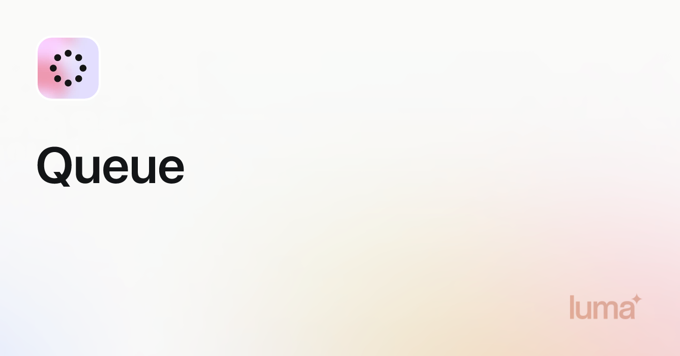 Queue · Events Calendar