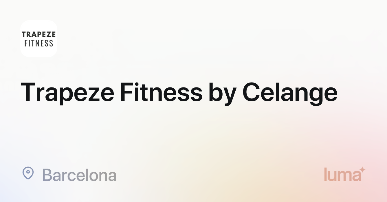 Trapeze Fitness by Celange · Events Calendar